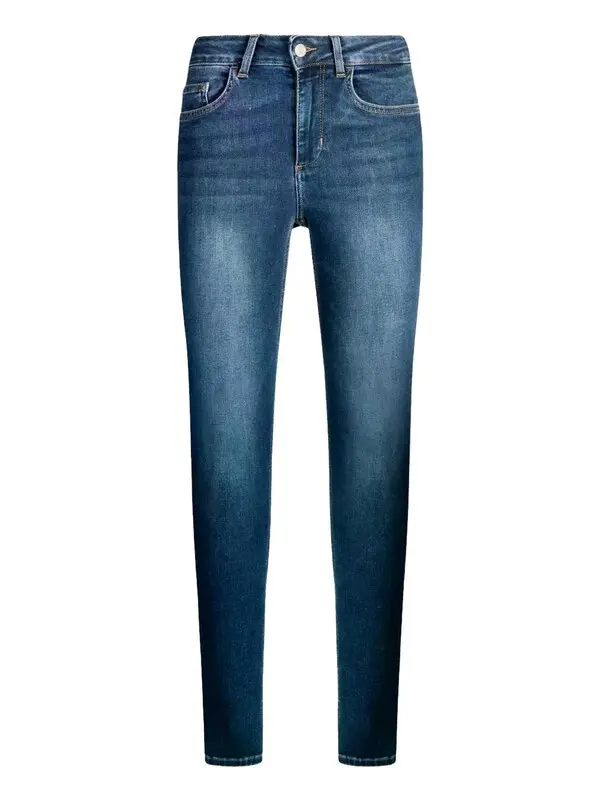 Liu Jo Rhinestone Embellished Skinny Jeans - Blue