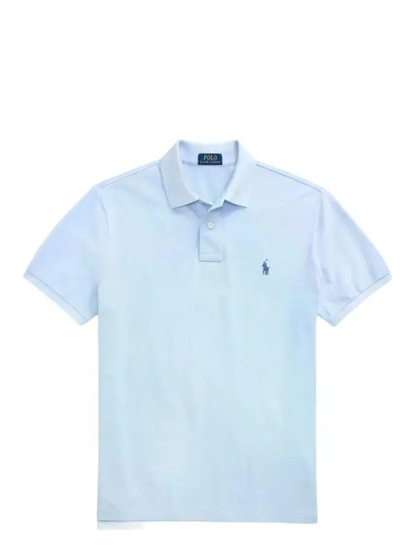 Polo Ralph Lauren Embroidered-logo Polo Shirt - Blue