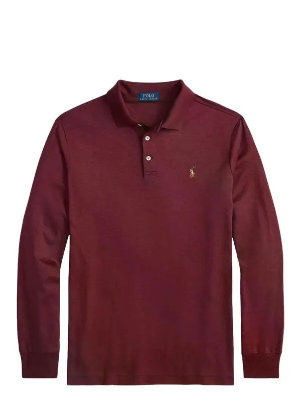 Polo Ralph Lauren Embroidered-logo Polo Shirt - Red