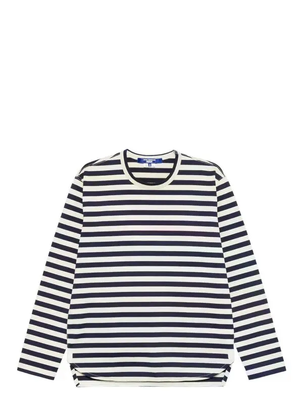 Junya Watanabe Long-sleeve Striped T-shirt - Blue
