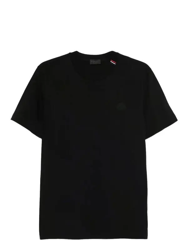 Moncler Stripe-detail Short-sleeve T-shirt - Black