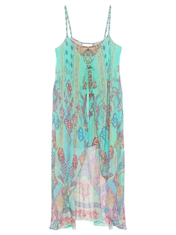 Camilla The Concubine’s Corridor Layered Dress - Green