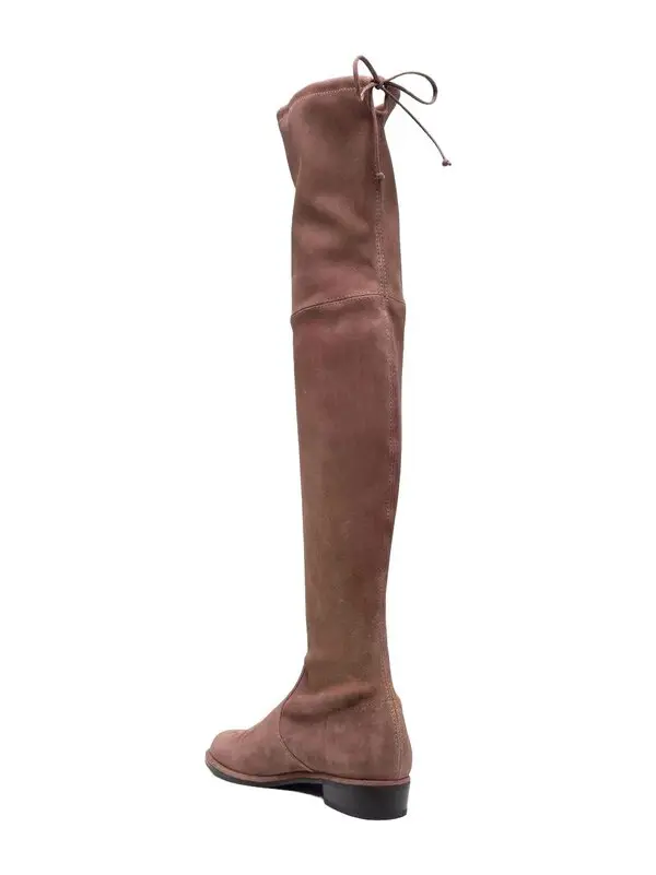 STUART WEITZMAN Suede Knee-high Boots - Brown