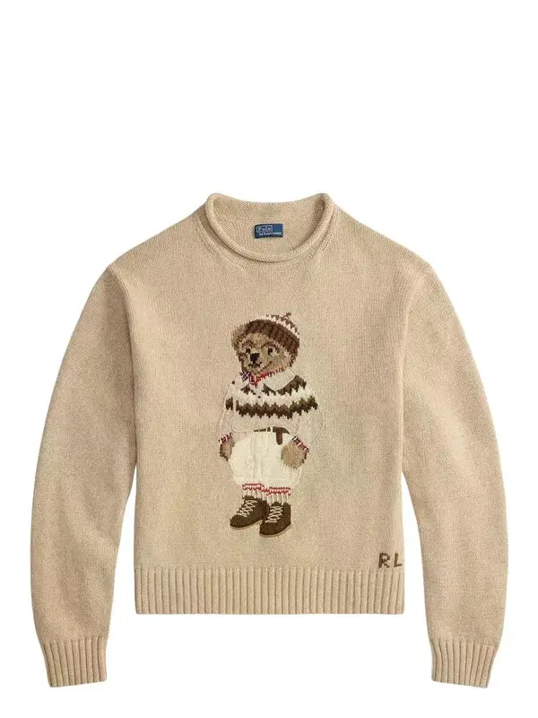 Polo Ralph Lauren Polo Bear Crew-neck Jumper - Neutrals