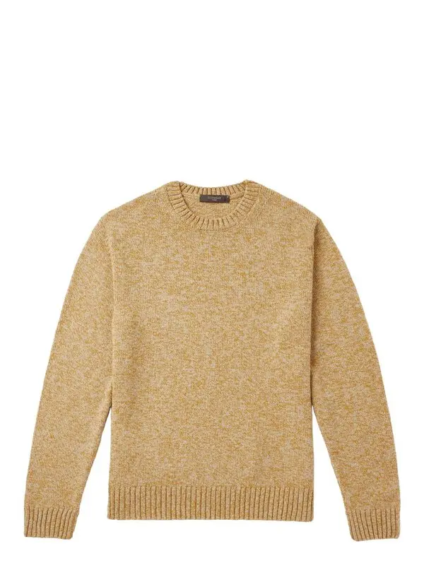 Incotex Zanone Wool Sweater - Yellow