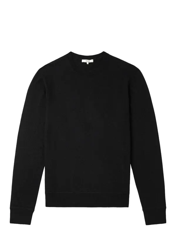 THE ROW Dioniso Cashmere Sweater - Black