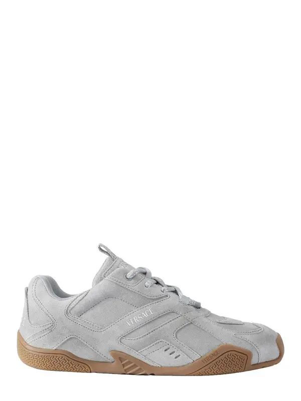 Versace Galaxia Suede Sneakers - Gray