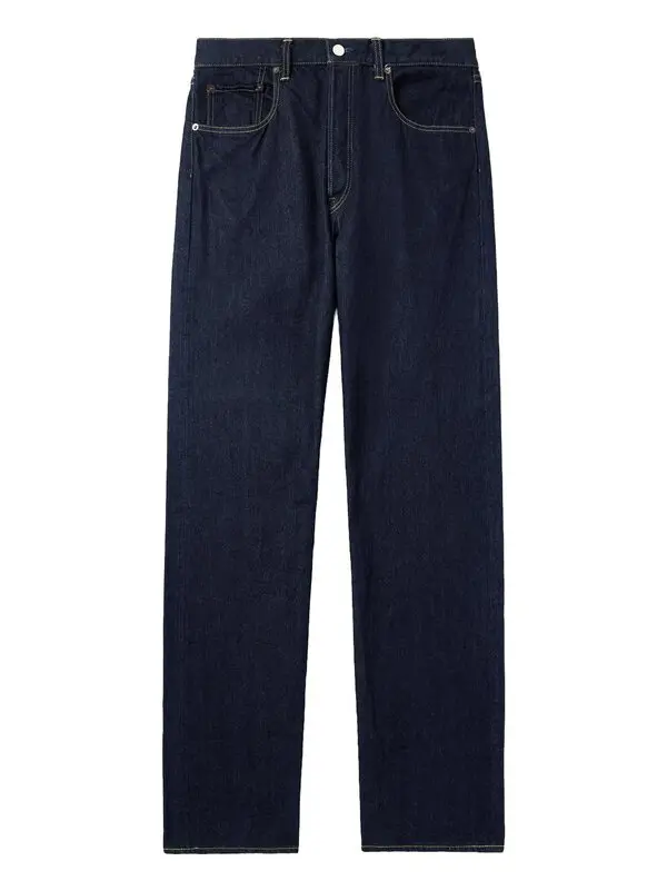 SSSTEIN Vintage Reproduction Tapered Jeans - Blue