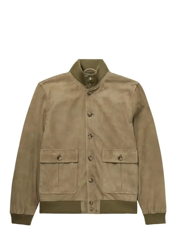 VALSTAR Valstarino Suede Jacket - Green