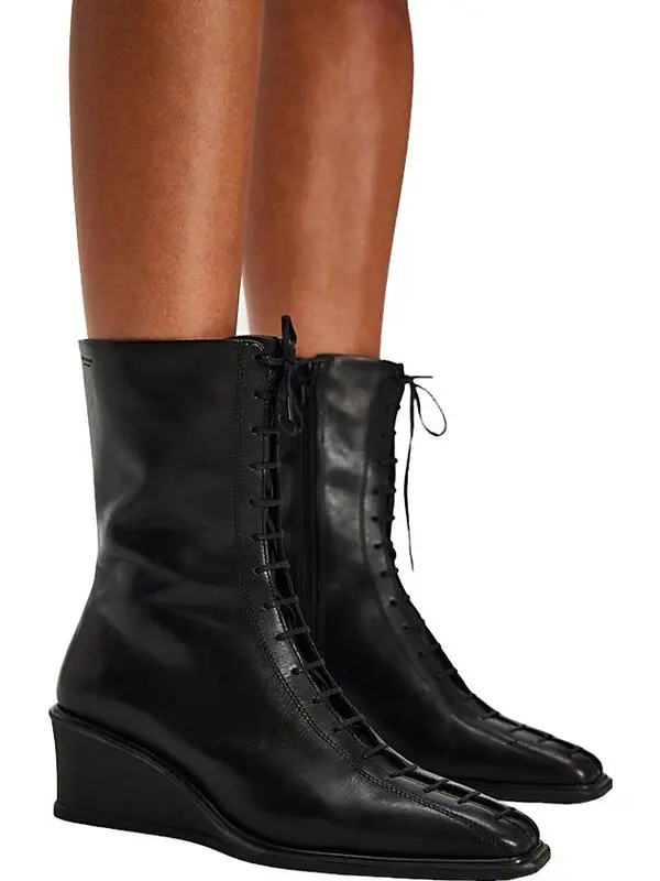 VAGABOND SHOEMAKERS Aino Wedge Boots - Black
