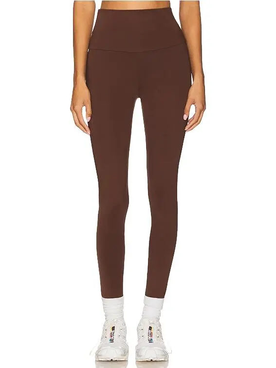 PORT DE BRAS Emma Legging In Chocolate - Dark Chocolate