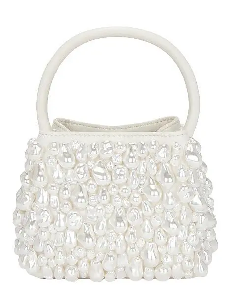 Cult Gaia Solene Top Handle Bag - Pearl