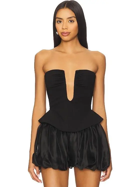 Misha Collection Caspian Corset Top - Black