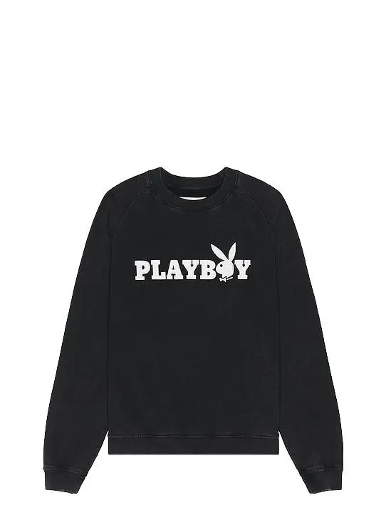 PLAYBOY Masthead Sweatshirt - Black