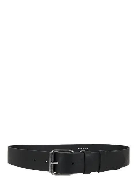 Nudie Jeans Pedersson Leather Belt - Black