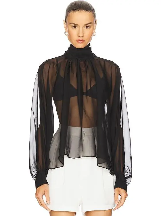 NONCHALANT LABEL Lilith Blouse - Black