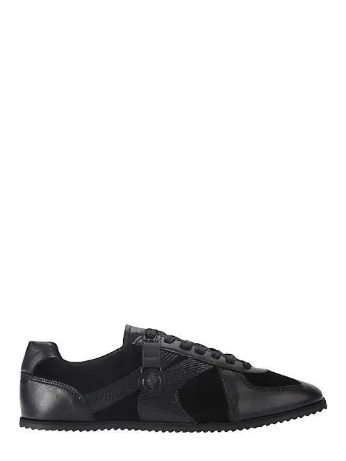 Kurt Geiger Eldon Leather And Suede Trainers - Black