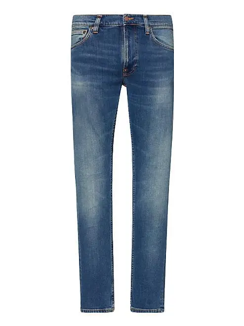 Nudie Jeans Lean Dean Slim-fit Denim Jeans - Blue Dawn
