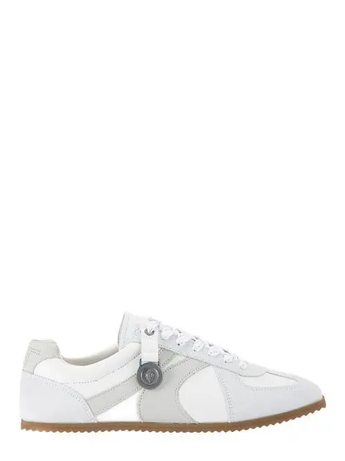 Kurt Geiger Eldon Leather And Suede Trainers - White
