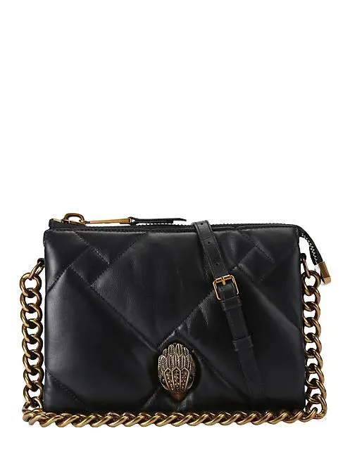 Kurt Geiger Kensington Puff Leather Pouch - Black