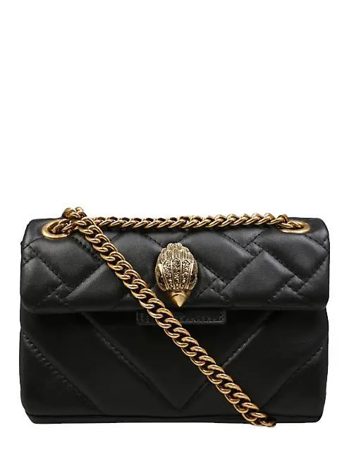 Kurt Geiger Kensington Mini Leather Cross-body Bag - Black/comb