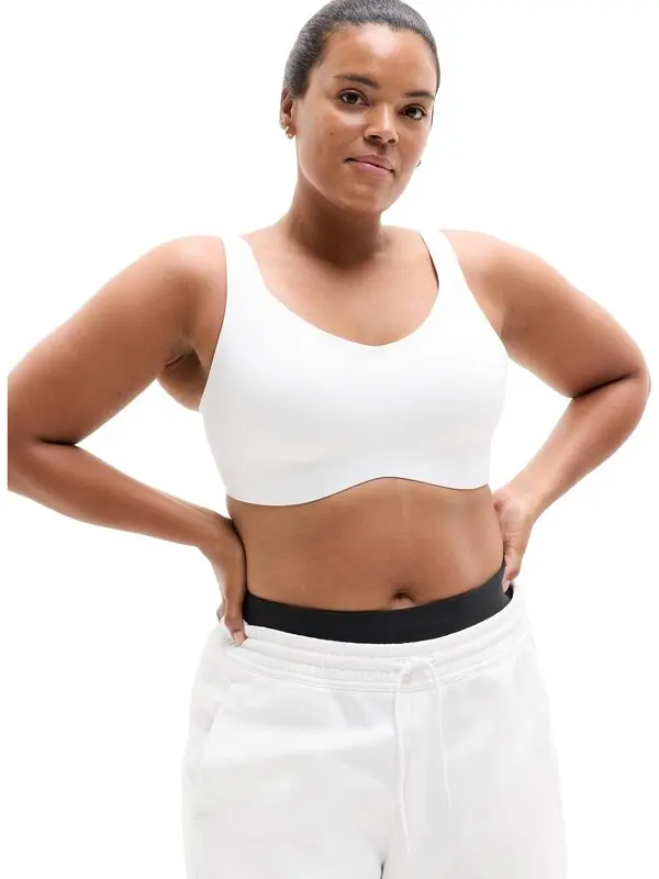 Athleta Stride Lite Bra - Bright White