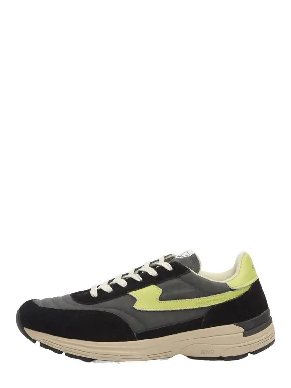S.W.C STEPNEY WORKERS CLUB Osier S-strike Sneakers - Asphalt Lime