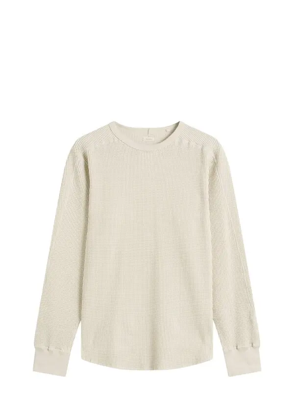 Nanamica Crew Neck Thermal Sweatshirt - Natural