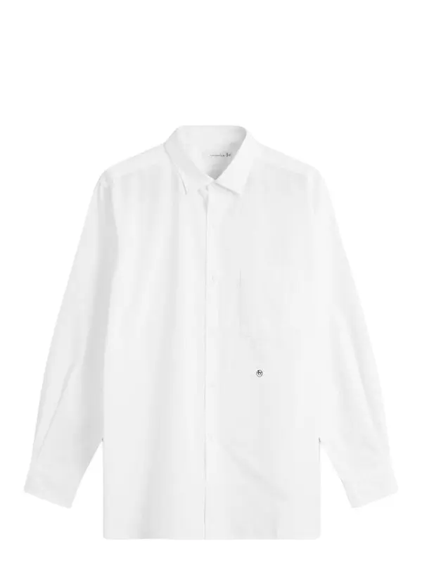 Nanamica Regular Collar Wind Shirt - Off White
