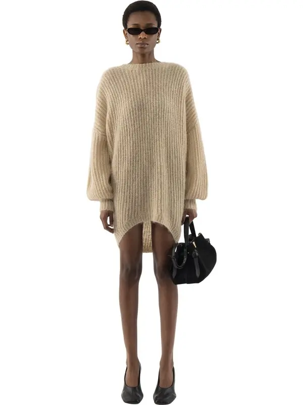 Arakii Gemini Sweater Dress - Creme