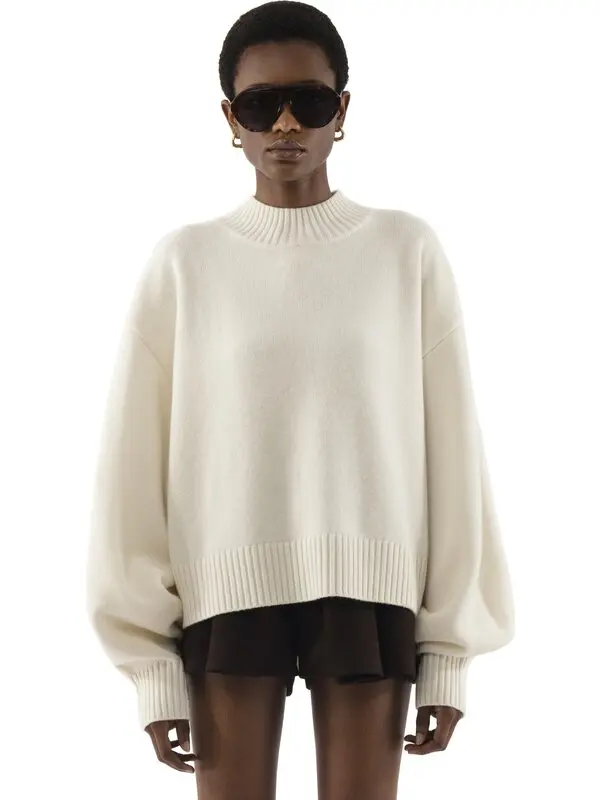 Arakii Knitted Merino Wool Sweater - Cream