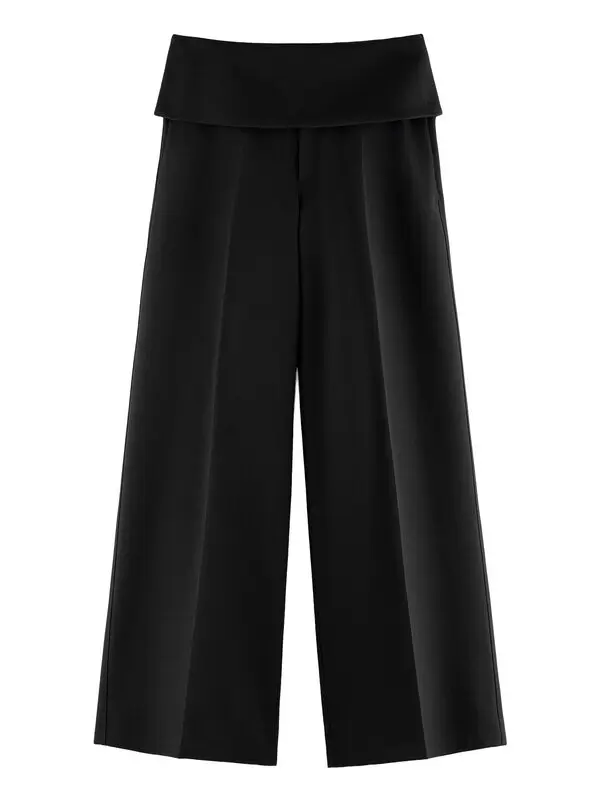 Arakii Wide Leg Trousers - Black