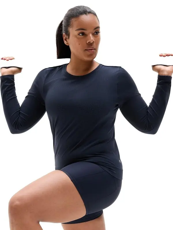 Athleta In Motion Seamless Top - Eclipse