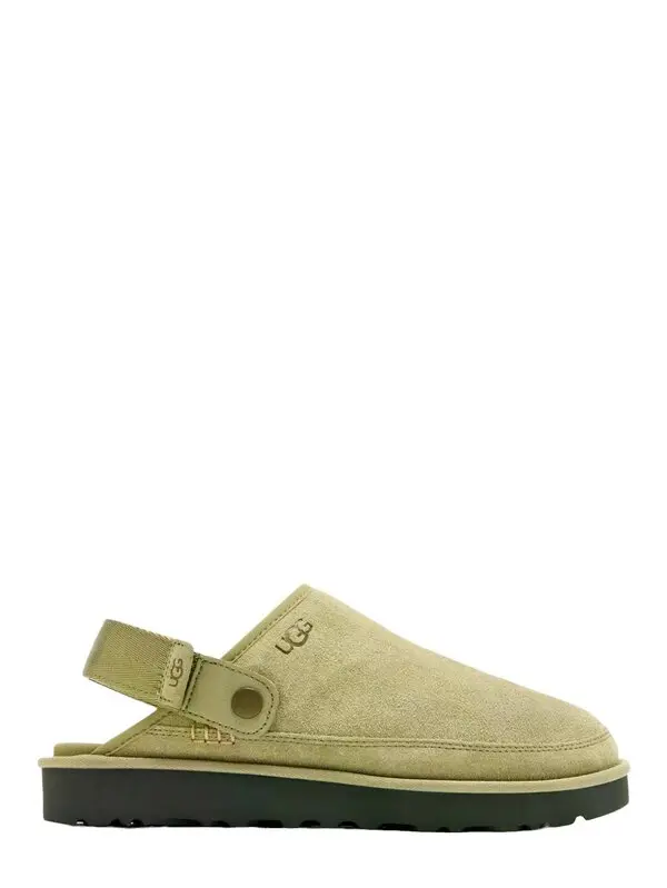 UGG Strap-detail Suede Mules - Green