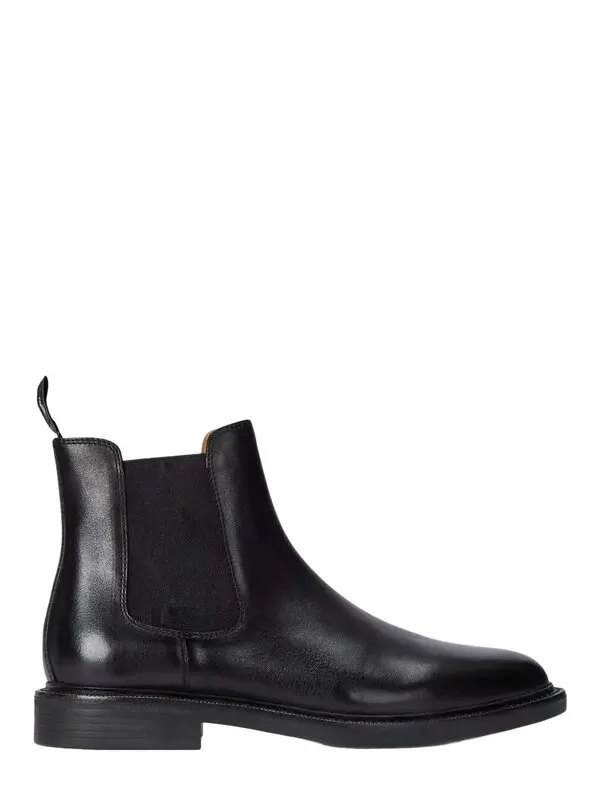Polo Ralph Lauren Leather Chelsea Boots - Black