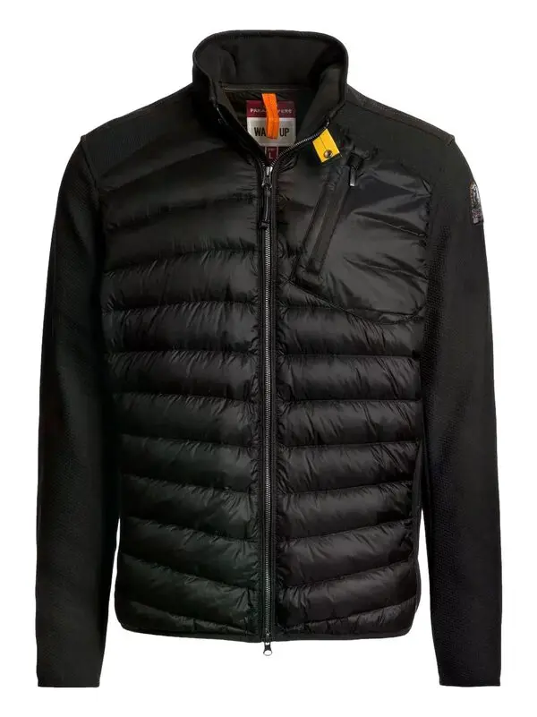 PARAJUMPERS Jayden Quilted Panelled Jacket - Black