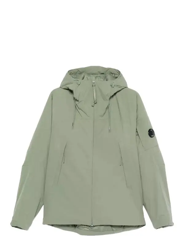 C.P. COMPANY Zip-up Hooded Jacket - Green