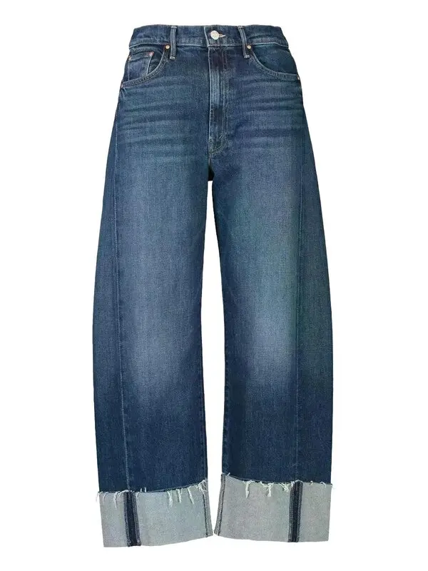 MOTHER The Half-pipe Cuffed Jeans - Blue