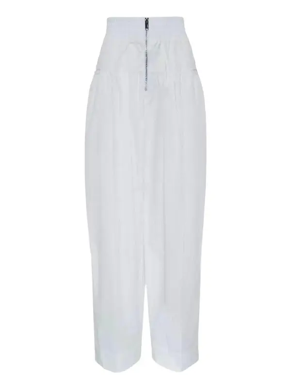 3.1 Phillip Lim Elastic-waist Drawstring Trousers - White