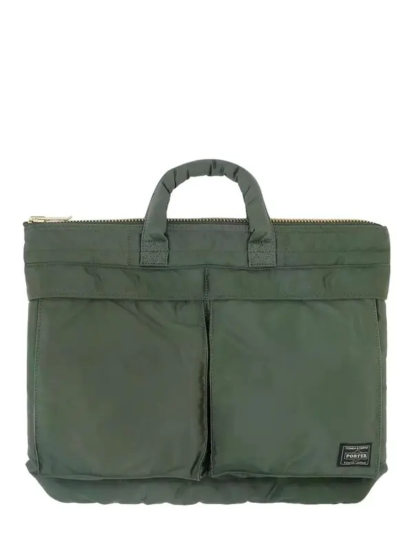 PORTER-YOSHIDA & CO Tanker Short Helmet Tote Bag - Green