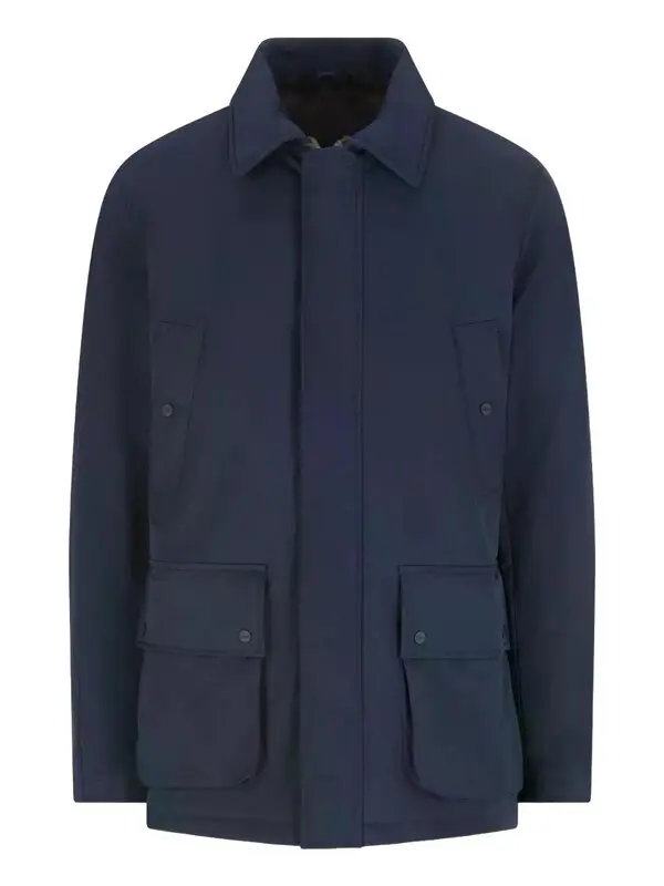 Herno Flap-pocket Padded Jacket - Blue