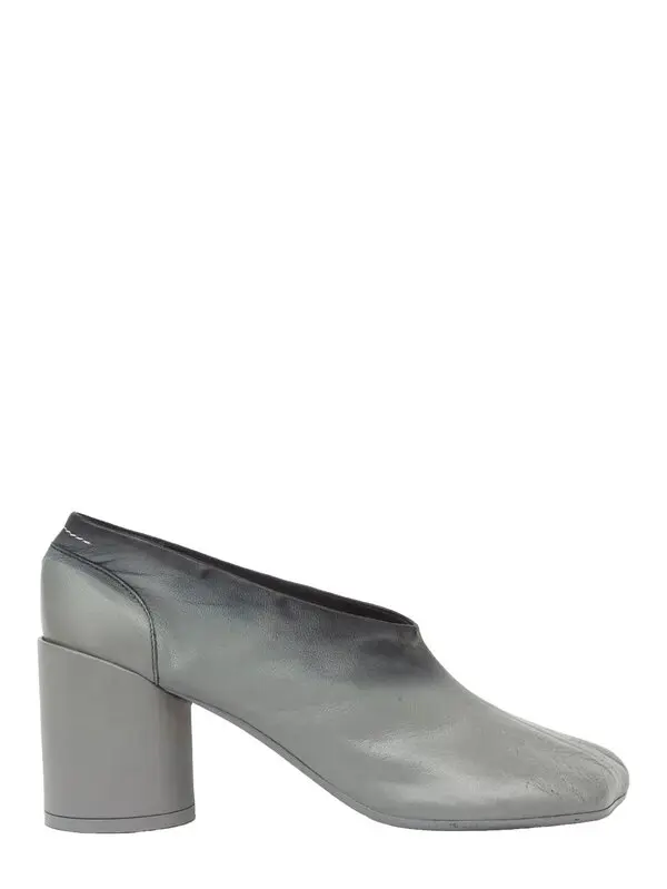 MAISON MARGIELA Leather Tabi Pumps - Grey