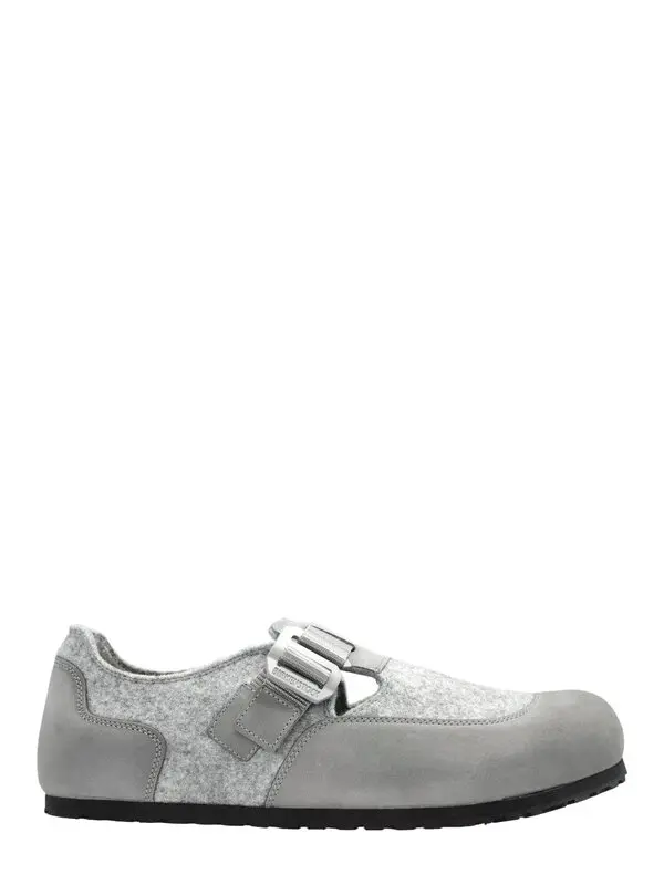 BIRKENSTOCK London Nova Buckle-strap Loafers - Grey