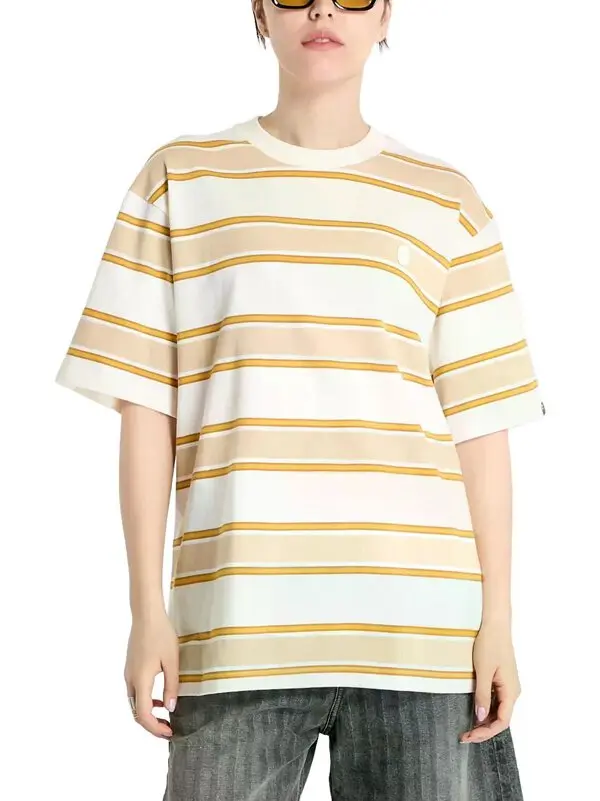 A BATHING APE Striped Short-sleeve T-shirt - Neutrals