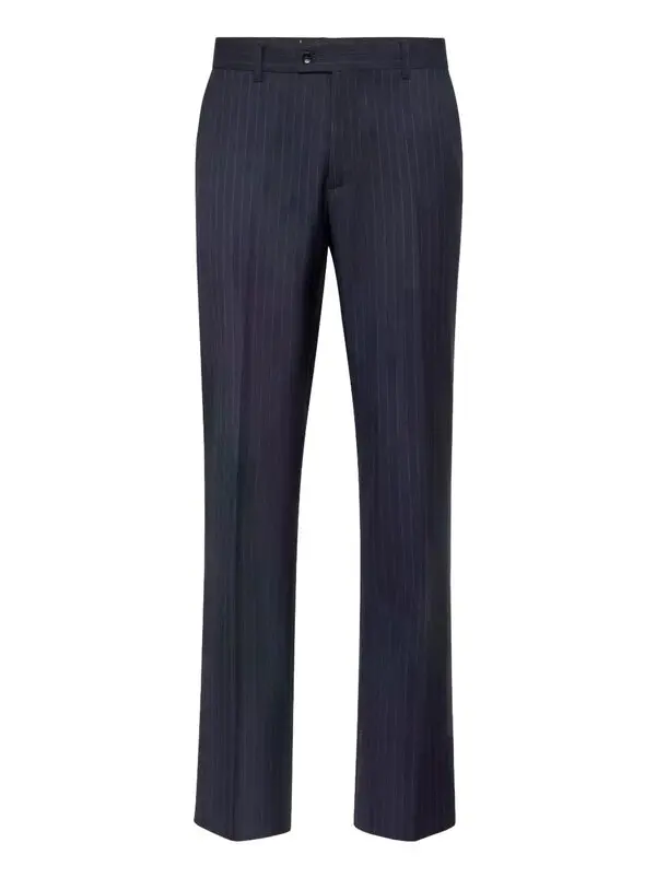 BILLIONAIRE Pinstripe Trousers - Blue