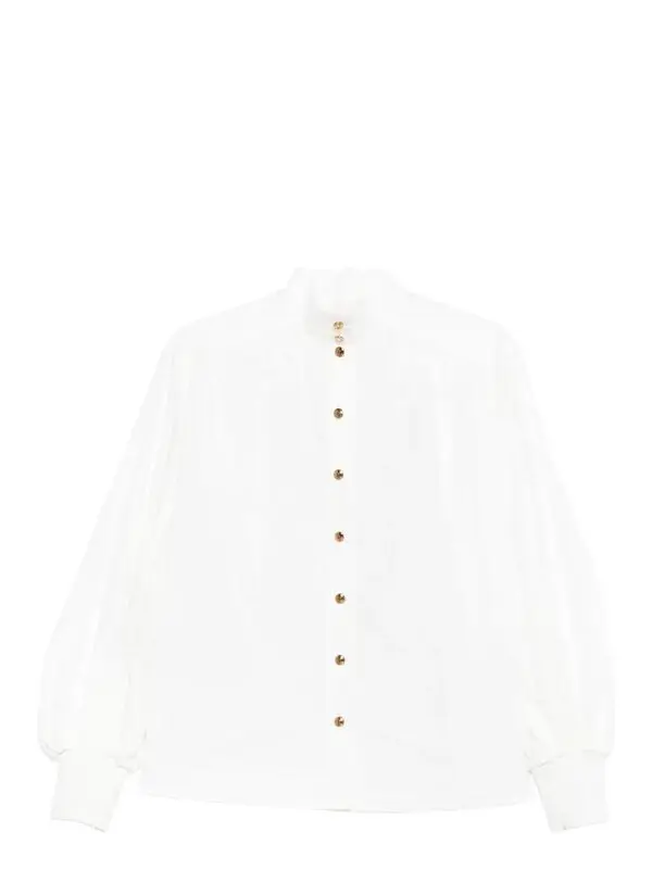 Zimmermann Buttoned Blouse - White