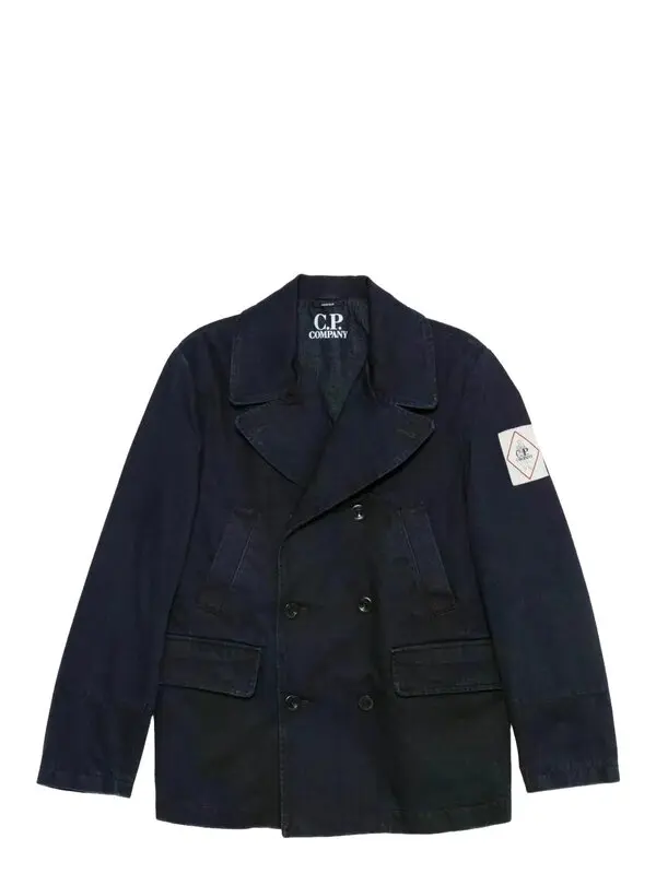 C.P. COMPANY Double-breasted Denim Blazer - Blue