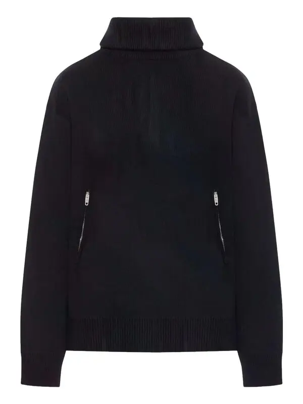 Balenciaga Worked Cotton Sweater - Black