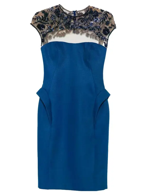 GEMY MAALOUF Sequin-embellished Minidress - Blue