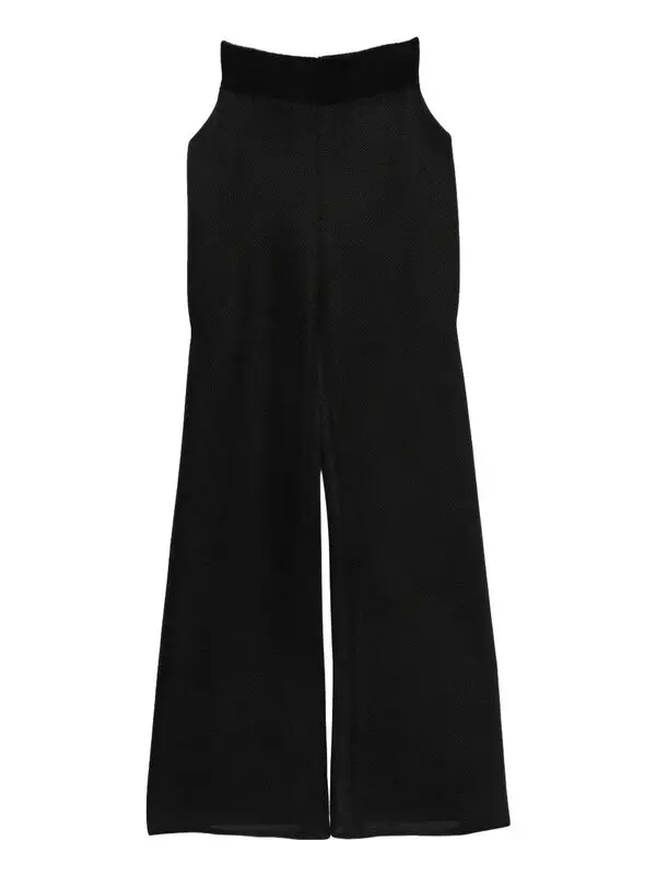 GEMY MAALOUF Textured Trousers - Black